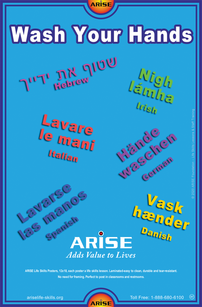 #387 Wash Your Hands Different Languages